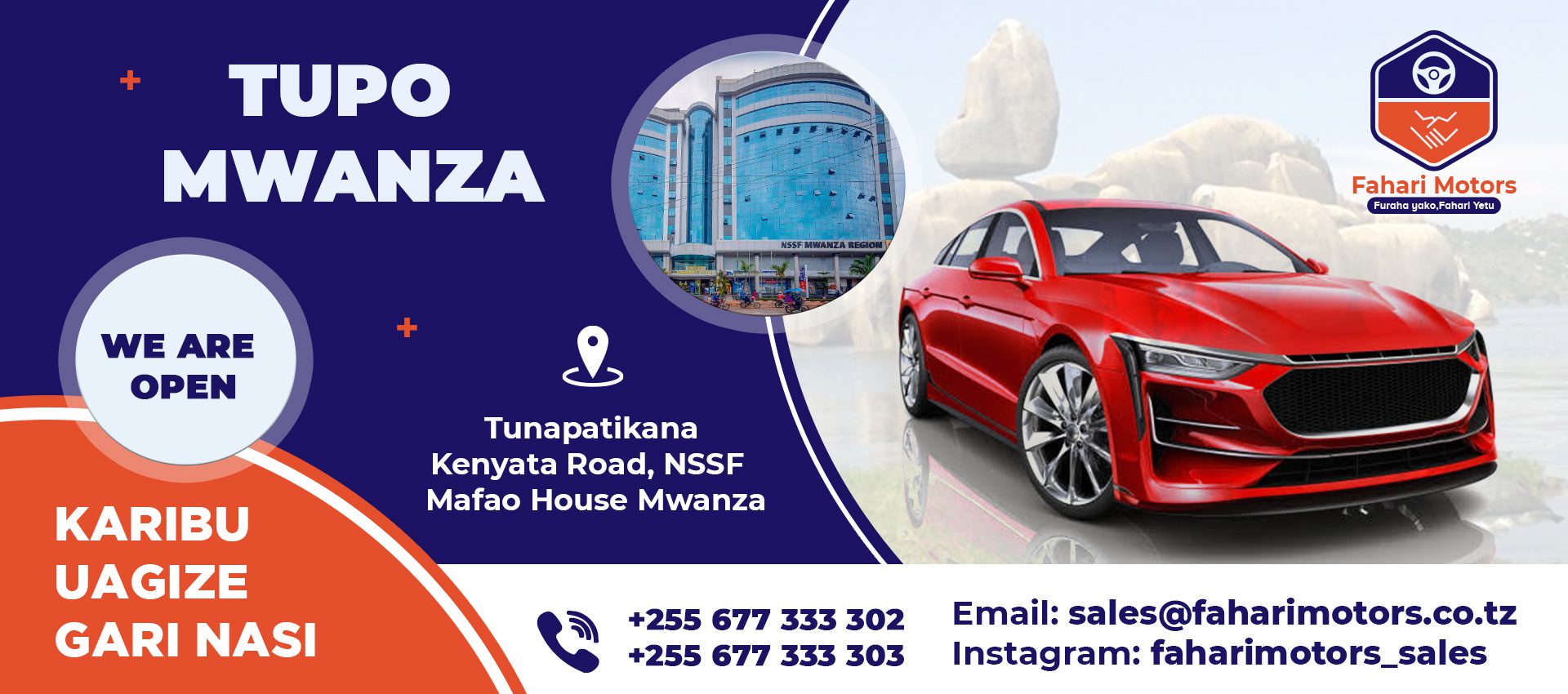 Fahari Motors – Furaha yako, Fahari yetu