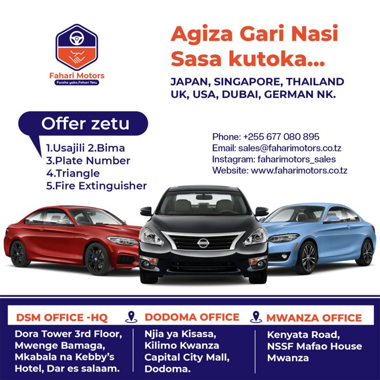Fahari Motors – Furaha yako, Fahari yetu